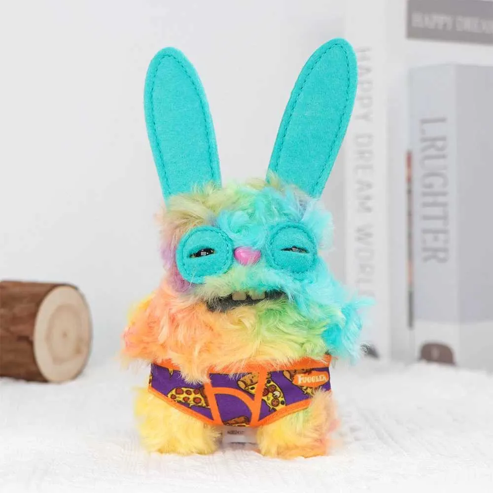 Plush Fuggler Fluffy Bunny Keychain Pendant With Ugly Teeth, Gap ...