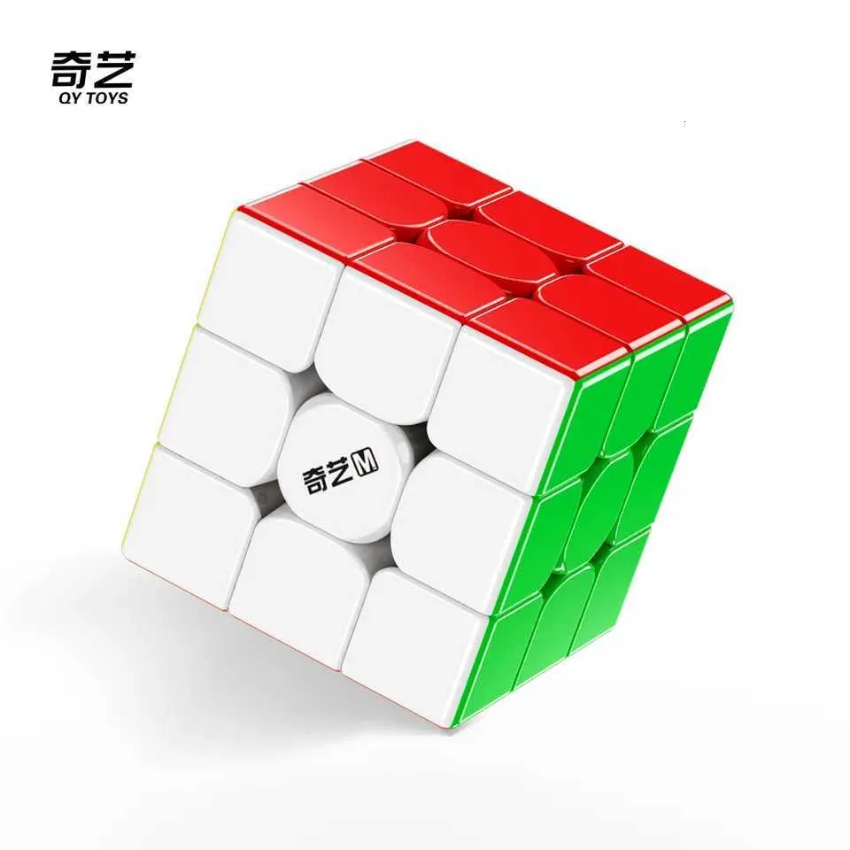 Qiyi Warrior M UV 3x3 Magnetic Speed Cube Stickerless Magic Puzzle Cube ...