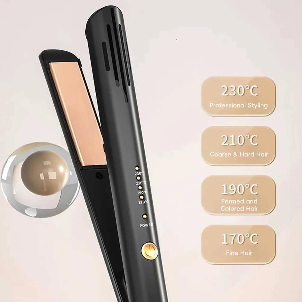 2-in-1 Hair Styler Compact Quick Heat Frizz Free Travel Hair ...