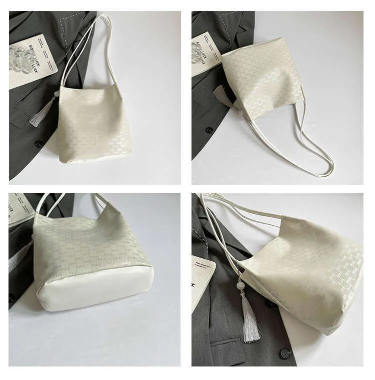 2025 New Single Shoulder Mini Barrel-Shaped PU Women's Bucket Handbag ...