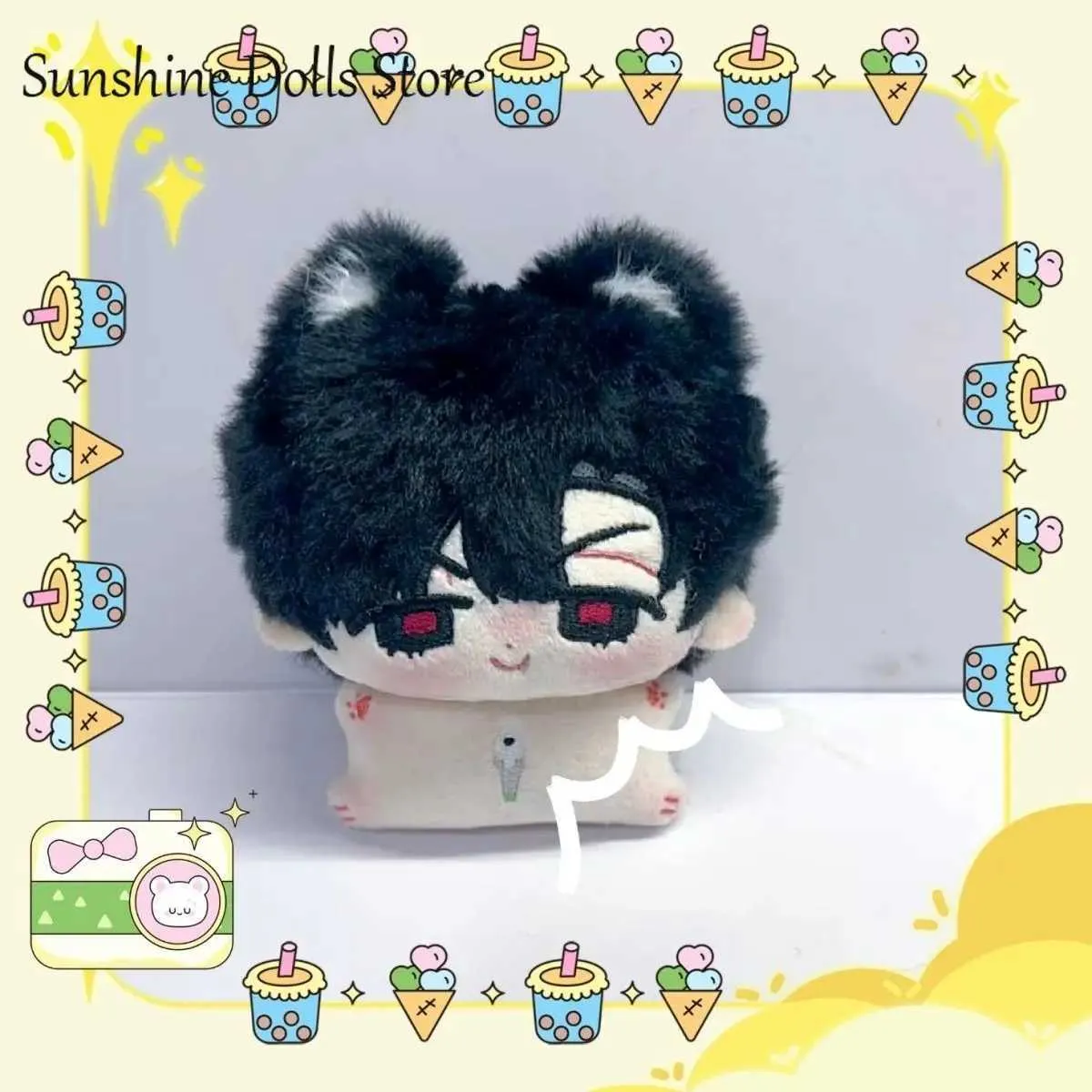 EN STAGE Ivan Kawaii Anime Plush Doll 10cm Cotton Stuffed Keychain With ...