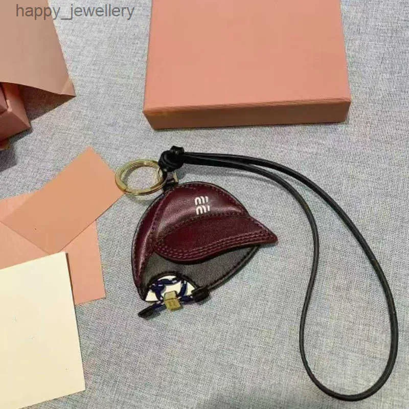 Mini Ballet Shoe Bag Charm Leather Keychain with 14K Gold Plated Zinc ...