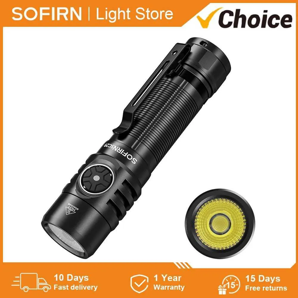Sofirn SC29 XHP50B LED Rechargeable Flashlight 3000... From Barefoot1 ...