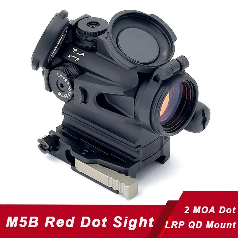 Tactical M5b Red Dot Sight RDS Reflex Sights Scope 2 MOA Optics With LRP BCM Mount For Hunting ...