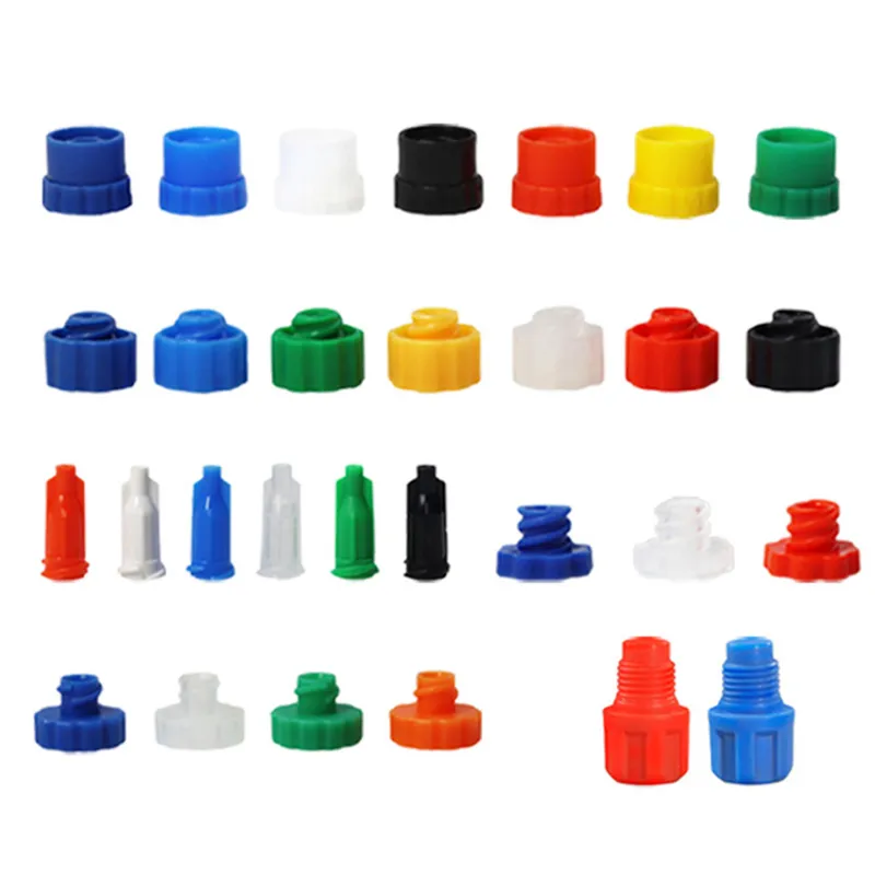 Luer Lock Plug Covers Precision Liquid Dispensing Syringe Caps PP ...