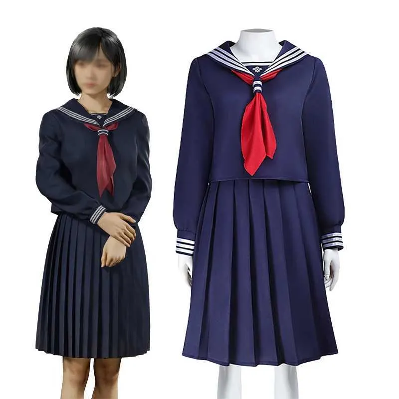 Hinako Shimizu Wednesday Addams Cosplay For Women Silent School JK ...