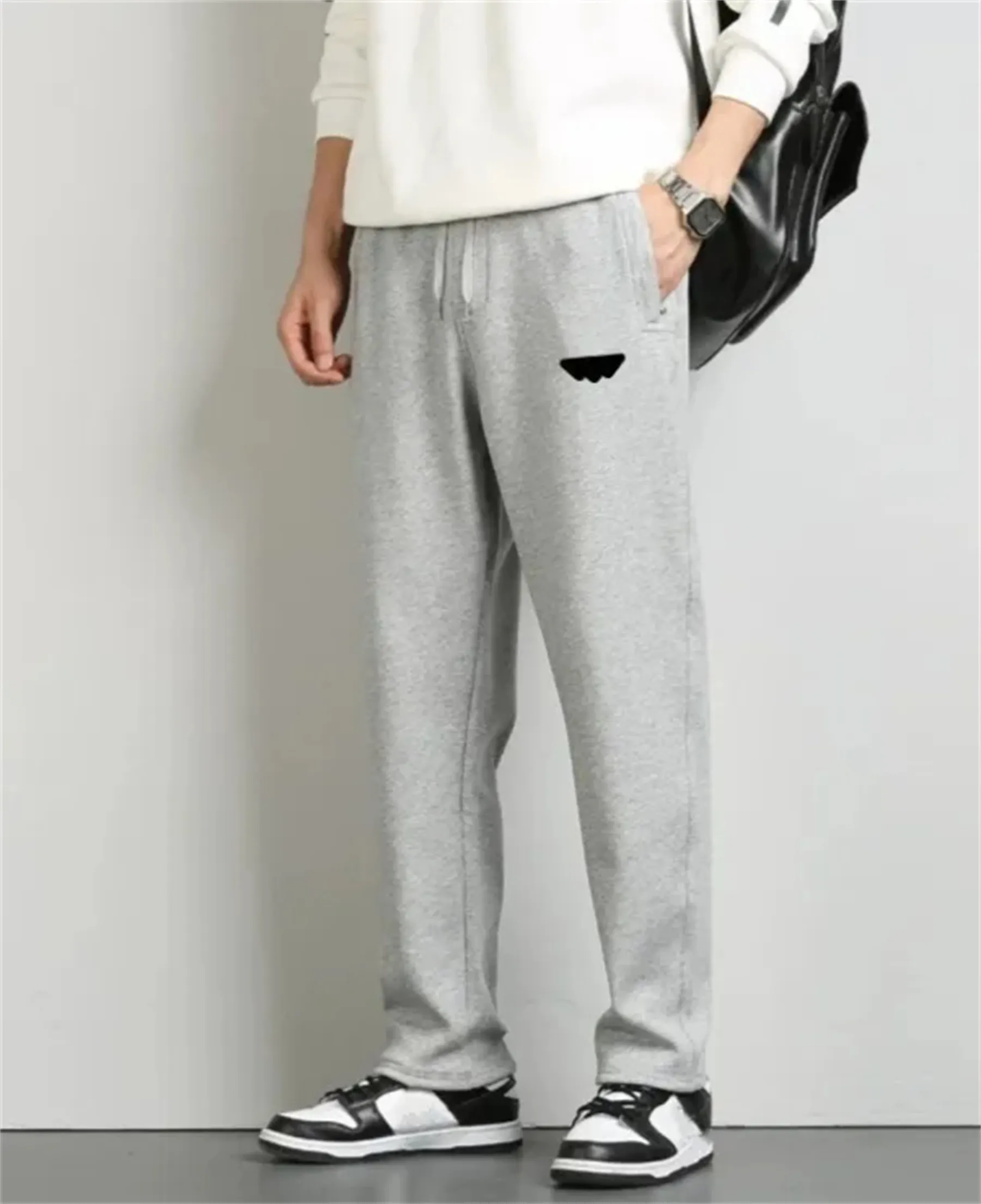 Joggers Sweatpants for Men Autumn Winter Midweight Polyester Cotton ...