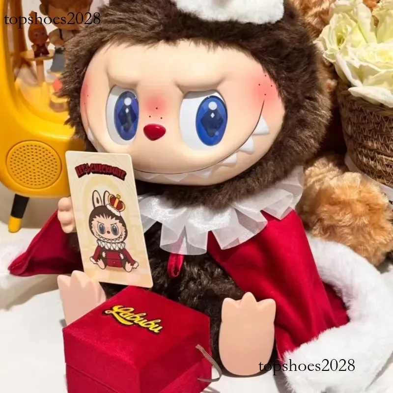 Labubu 38cm Chess Adventure King & Queen Movable Joint Vinyl Plush ...