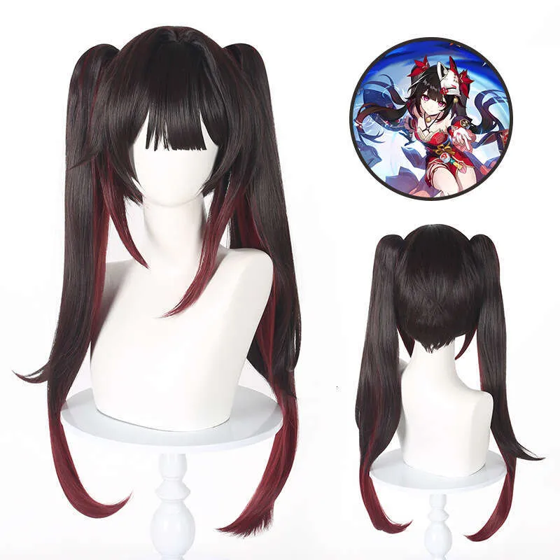 Lingqi Honkai Star Rail Fireworks Anya Forger Cosplay Wig With Scalp ...