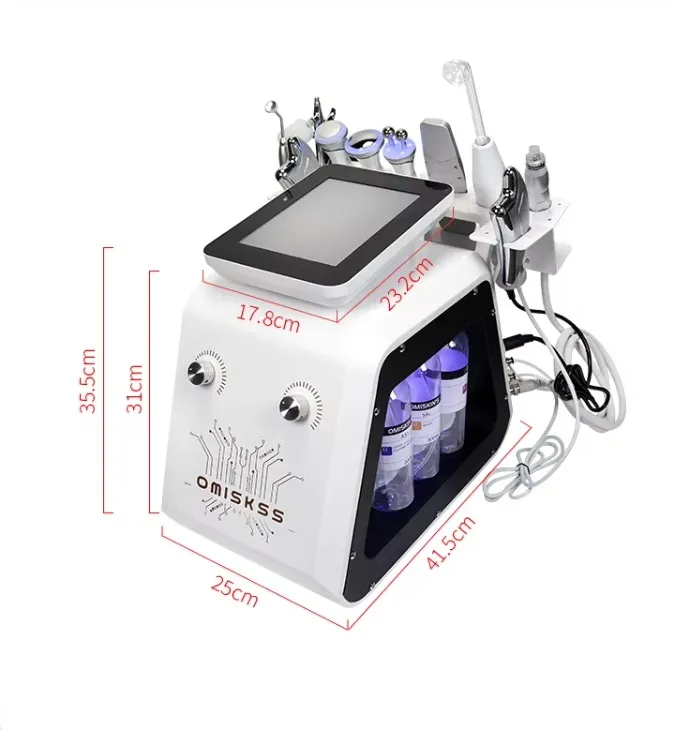 9-in-1 Facial Care Skin Equipment: Peel, Firm, Dermabrasion, Oxygen Jet ...