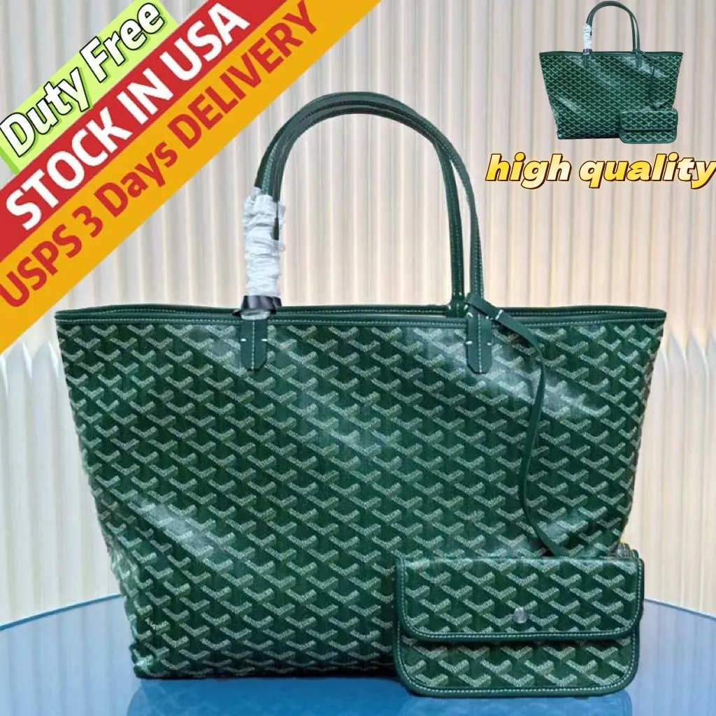 Luxury Tote Bag For Women Green Designer Shoulder Bag With Double ...