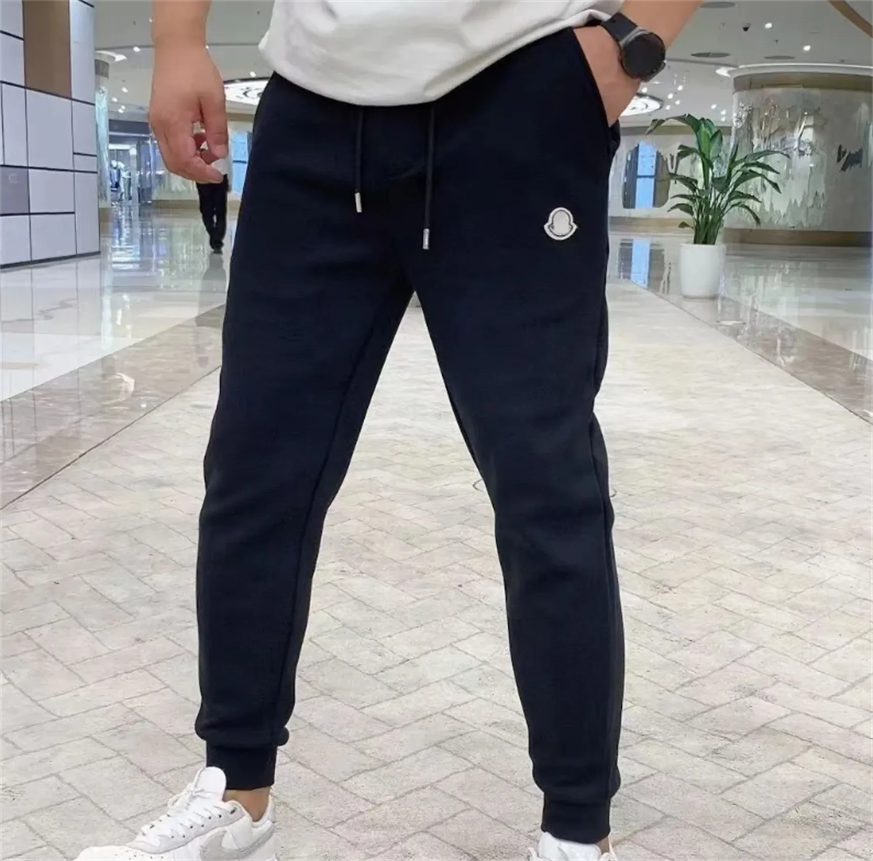 Joggers Sweatpants for Men Autumn Winter Midweight Polyester Cotton ...