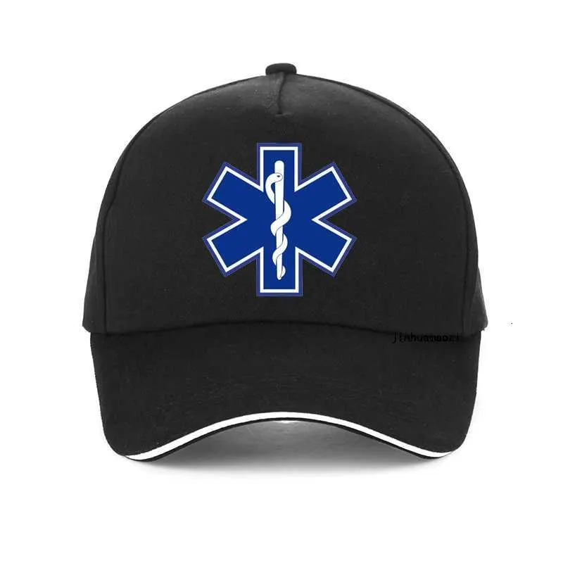 Star Of Life EMT Paramedic Baseball Cap Emergency Medicine Hat For ...