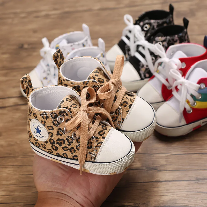 New Baby Shoes: Classic Canvas Casual Sneakers for Boys and Girls ...