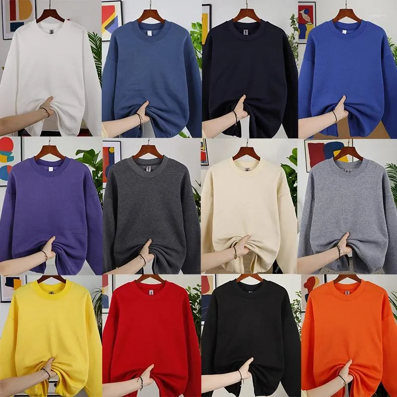 Men's Fleece Pullover Hoodie Polyester Autumn Winter Casual Sweatshirt ...