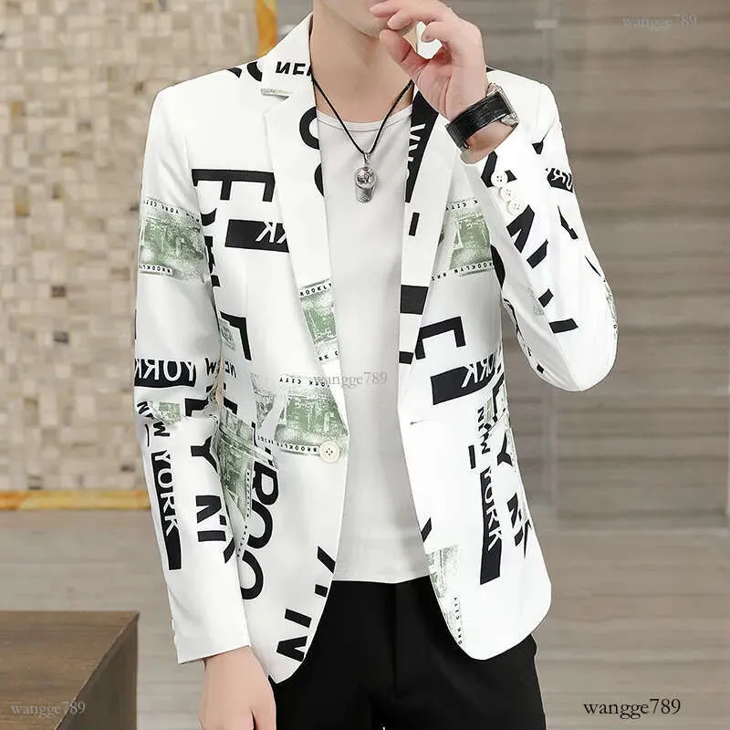 Branded Mens Blazers Slim Fit Business Casual Suit Jackets High Quality ...