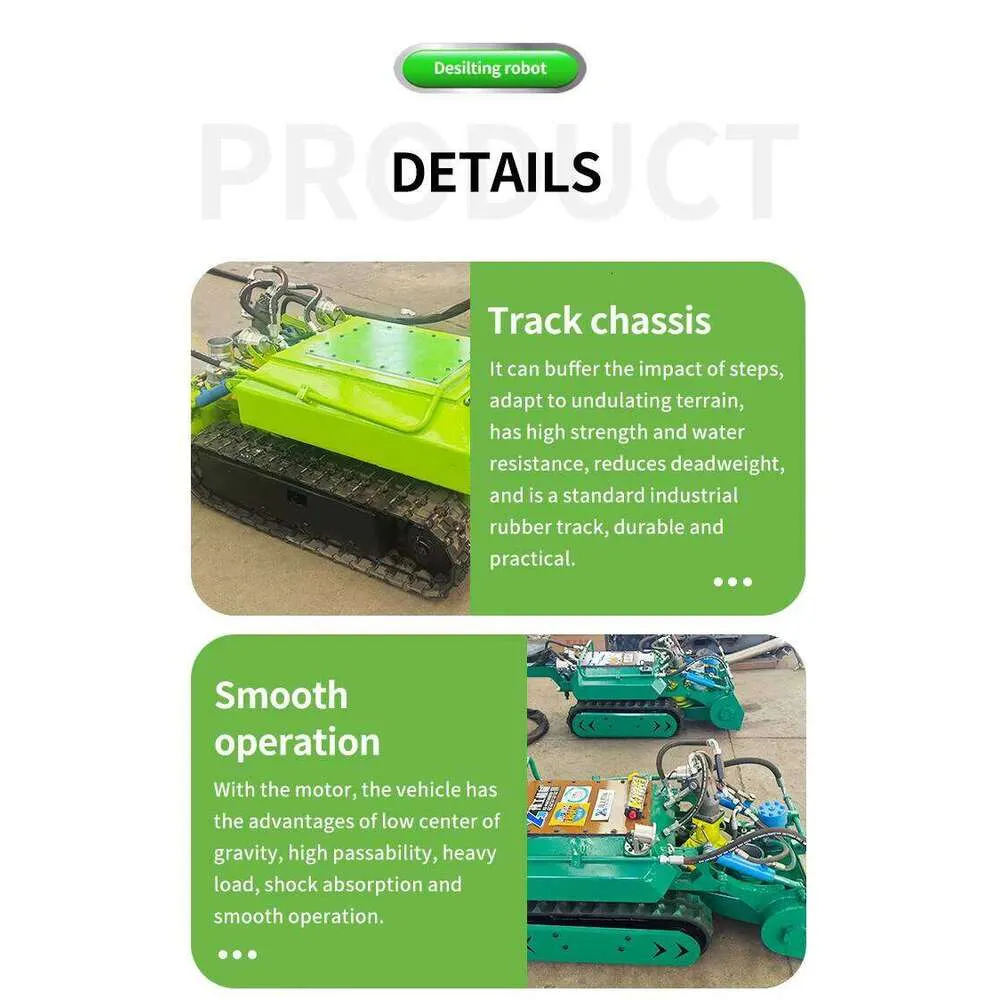 Cutting-Edge Hydraulic Dredging Equipment Desilting Robot for River ...