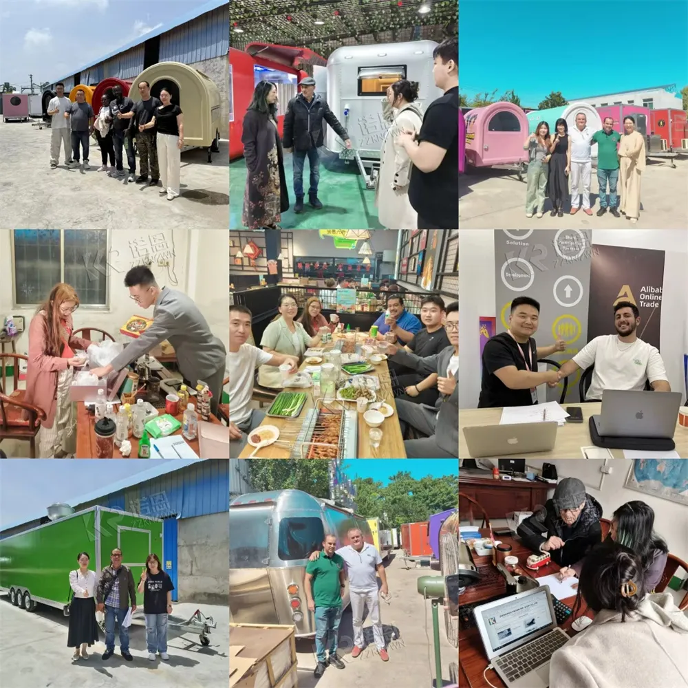 Commercial Stainless Steel Ice Cream Cart Portable Custom Outdoor Food ...