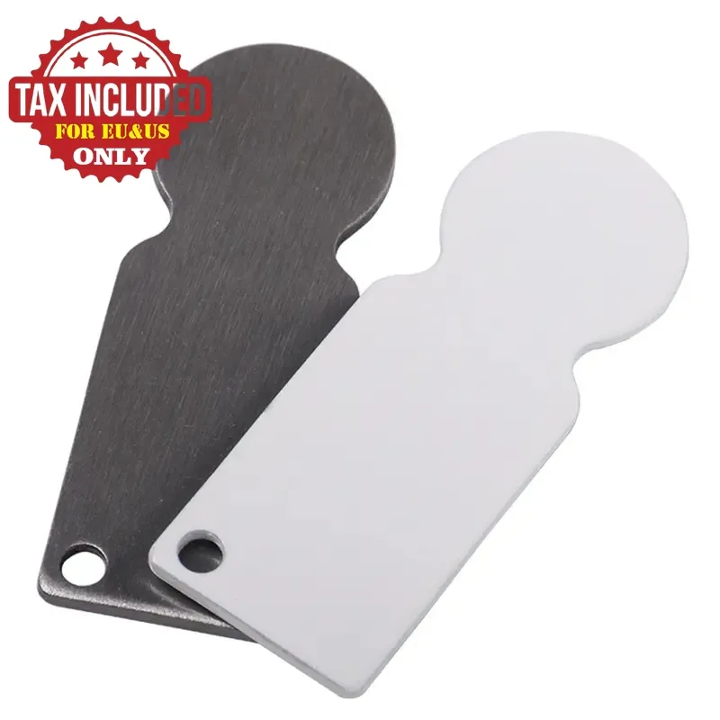 Sublimation Blank Shopping Cart Token Charm Stainless Steel Trolley ...