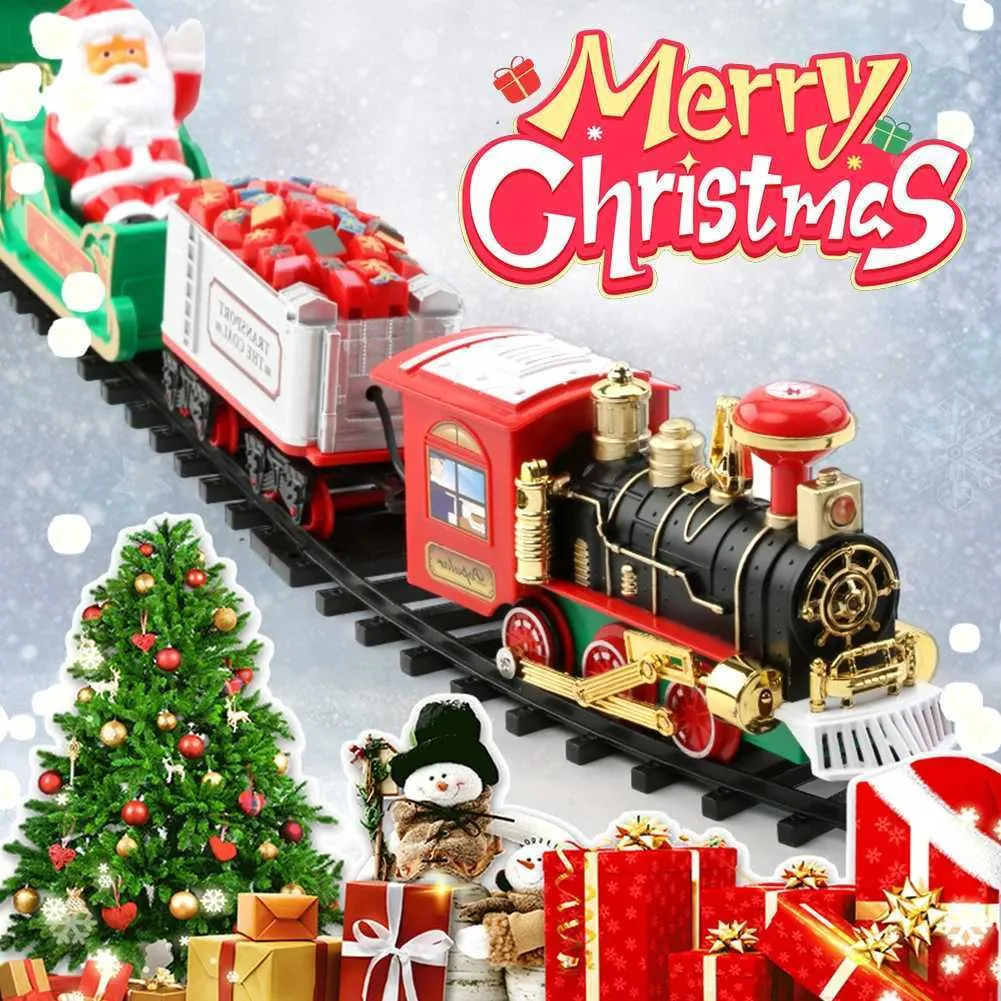 Animated Christmas Tree Hanging Electric Train Set 1:5 Scale Decorative ...