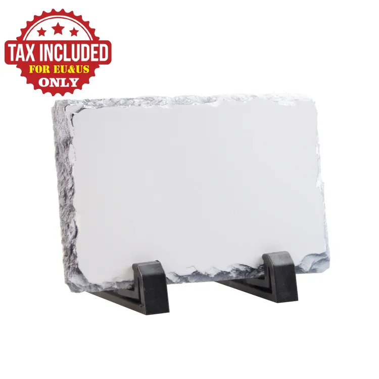 Sublimation Blanks 4x6 Inch Photo Slate Rectangular Rock Plaque Stone ...