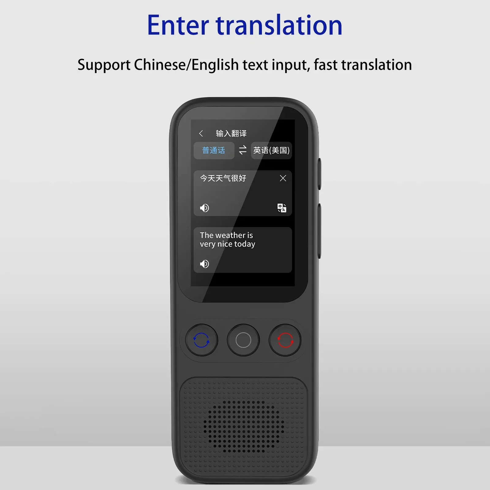S80 Portable AI Voice Language Translator Device with 138 Languages and ...