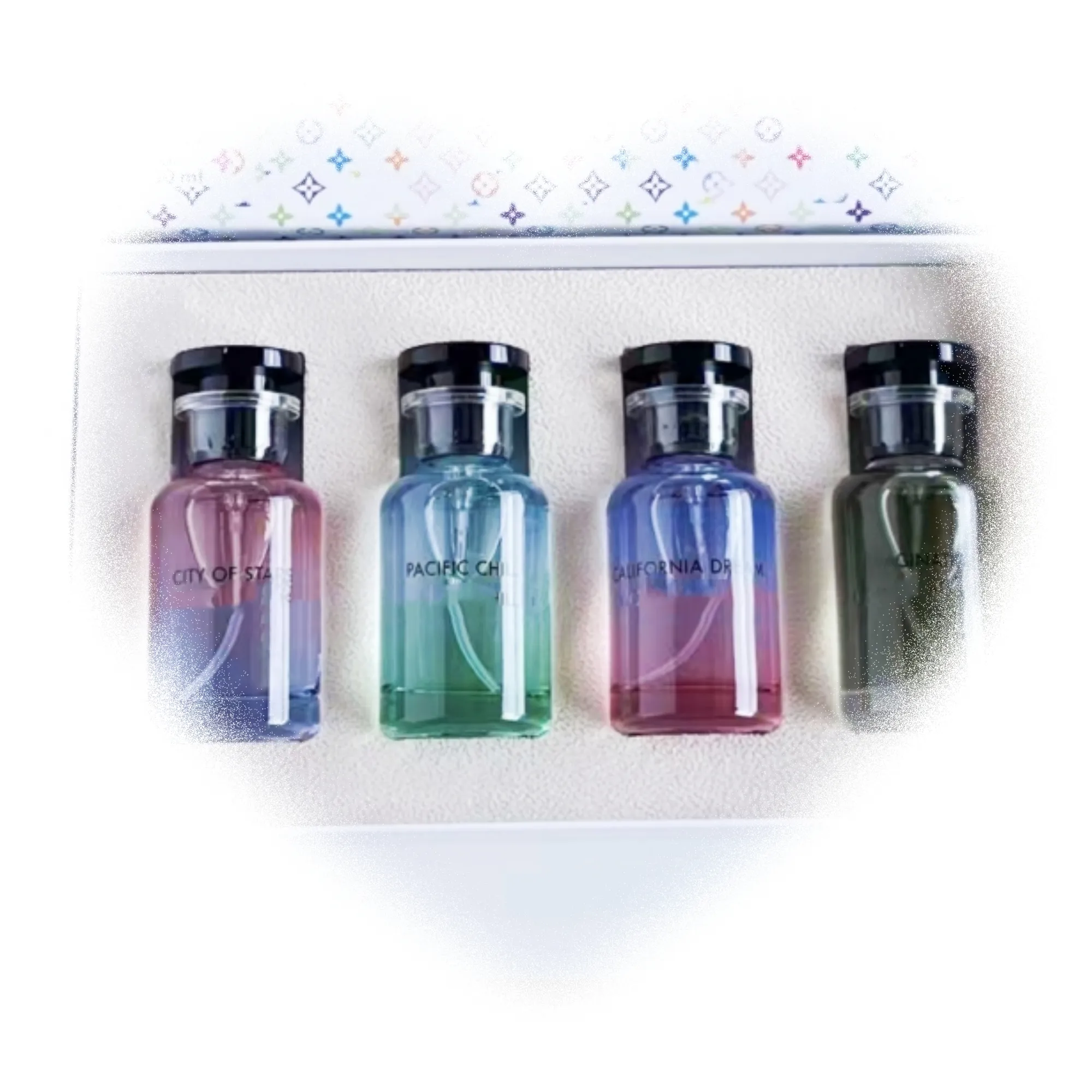 Perfume gift box set with glass bottles for women and men, intense ...