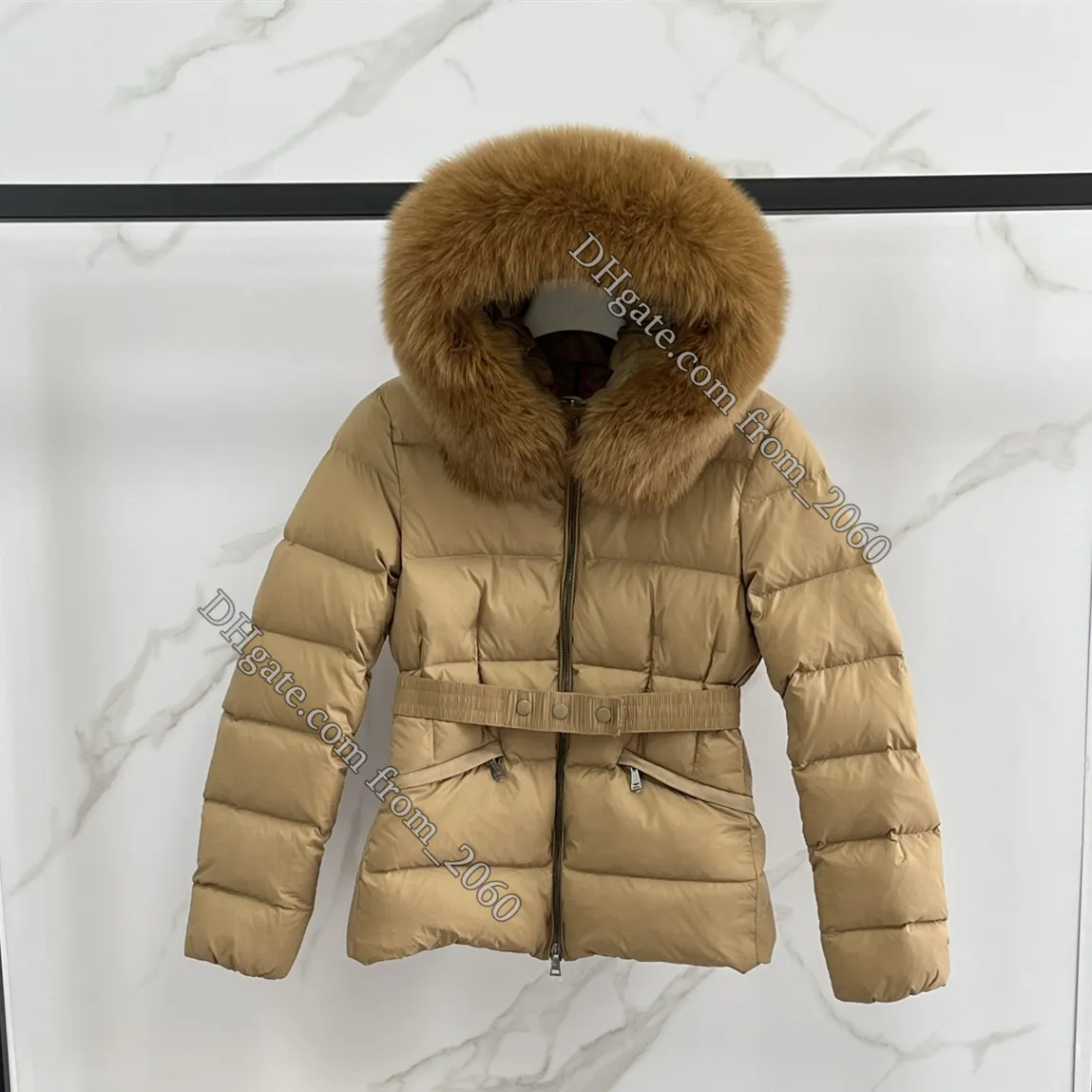 Womens White Puffer Coat Duck Down Short Slim Fit Polyester Winter ...