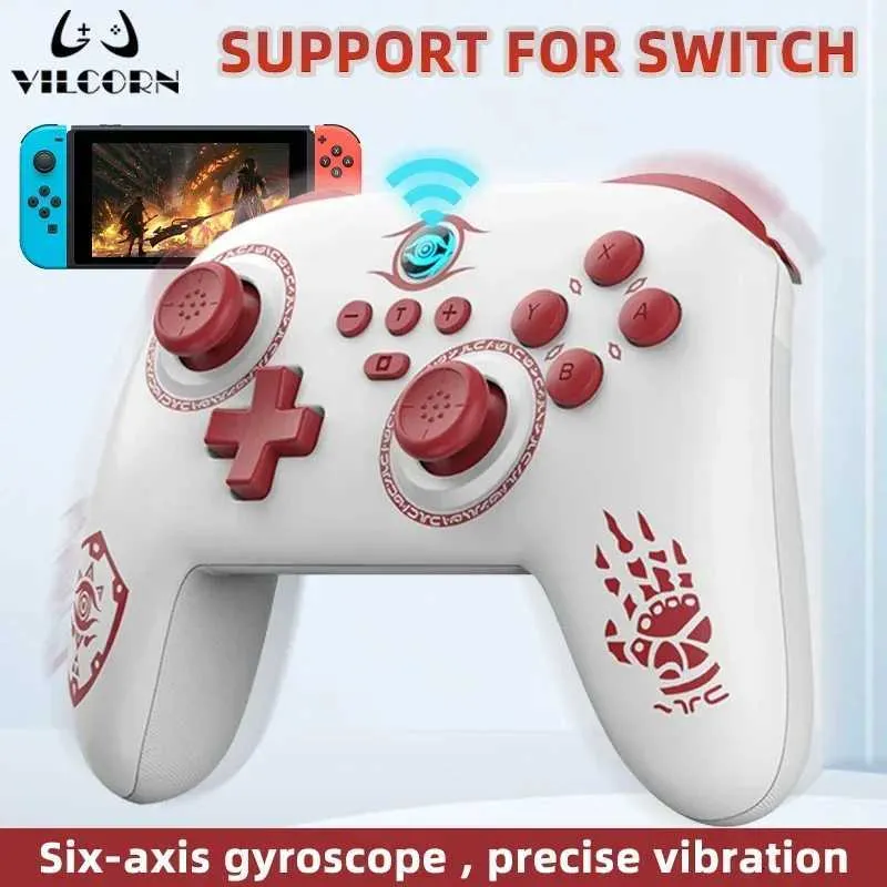 VILCORN Wireless Joystick Controller for Switch OLED PC Steam with ...