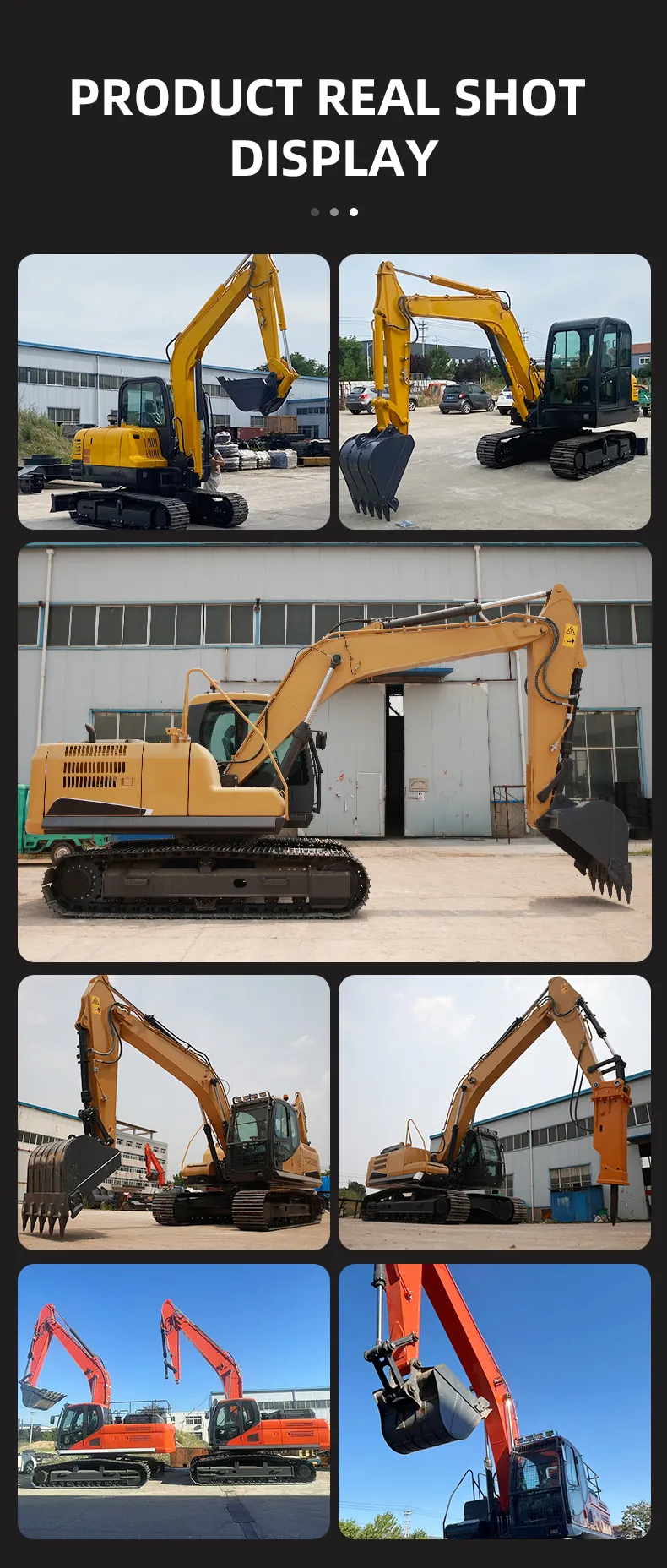 Heavy Duty Excavator Machine 40-80 Ton Cold & Hot Pressing Mining ...