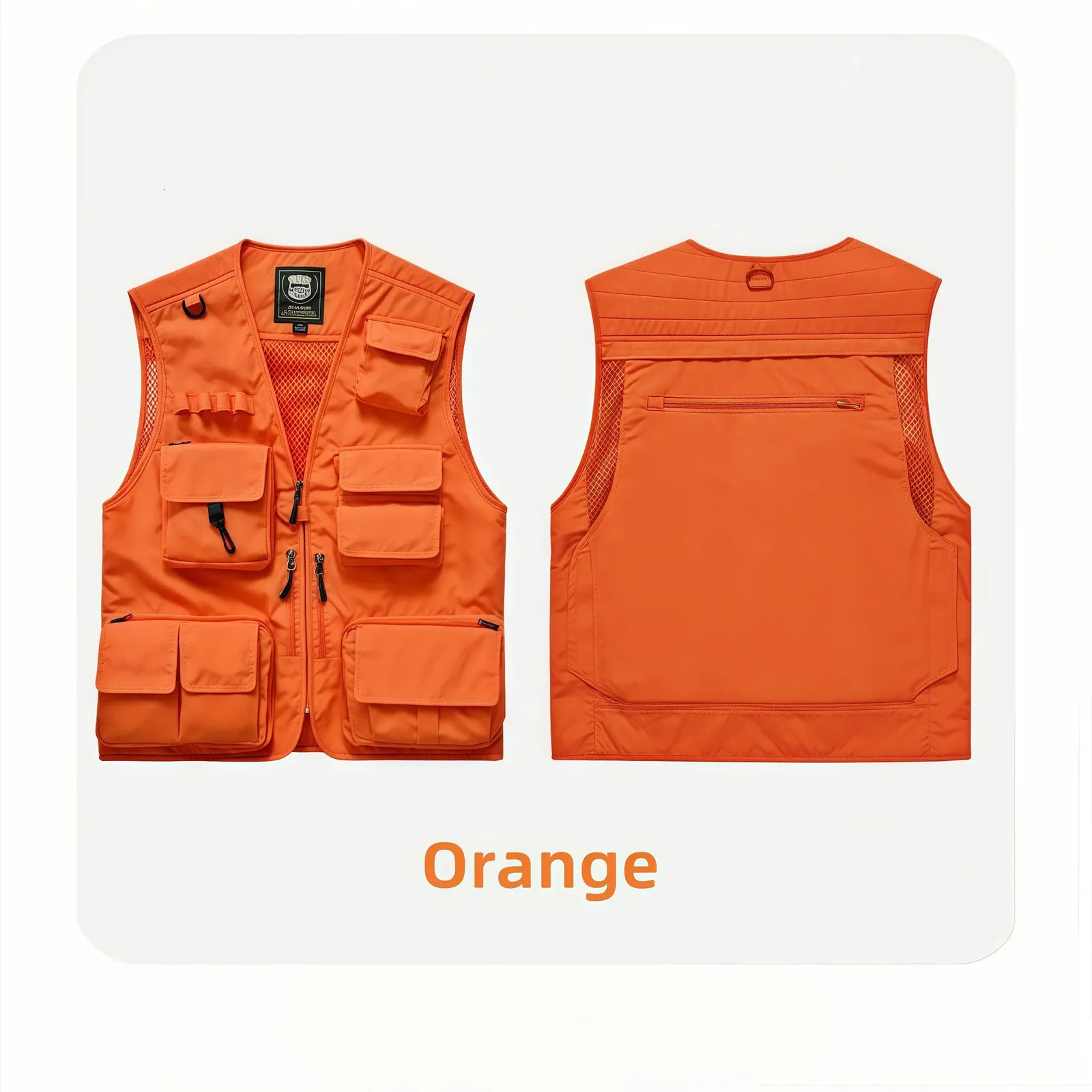 MultiPocket Breathable Outdoor Vest Hooded Summer Reversible 7XL Big ...