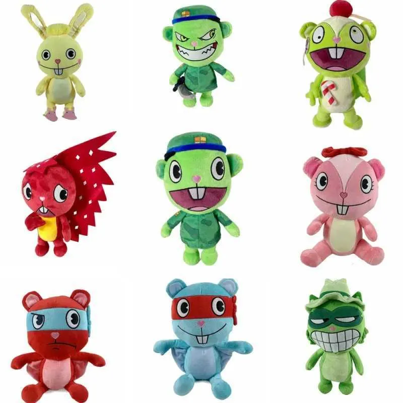 HTF Flippy Plush Toy 28cm Soft Filling Cosplay Bear... From Innovation ...