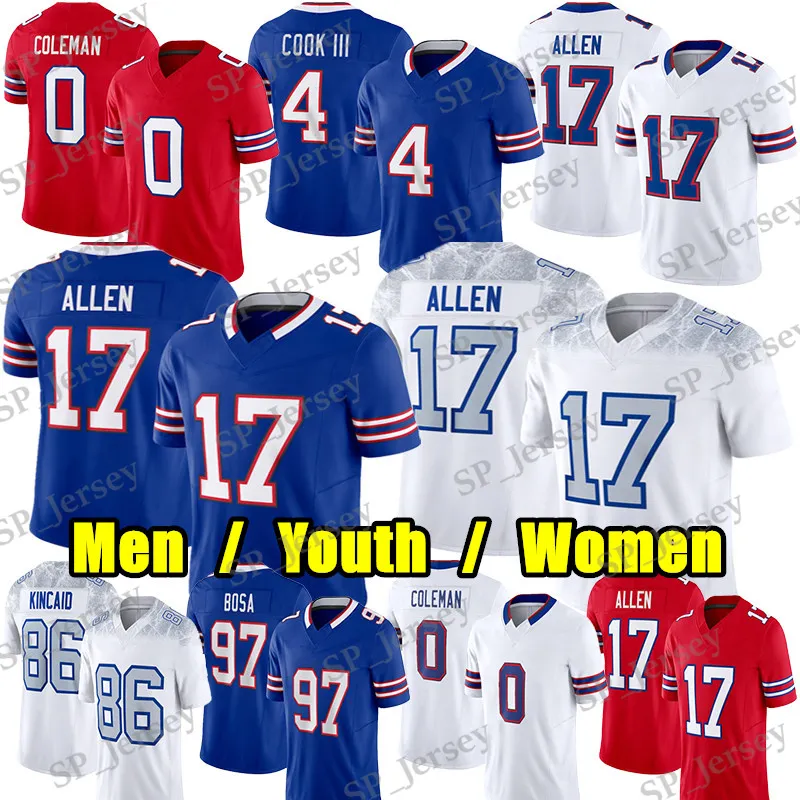 #17 Josh Allen Football Jersey #97 Joey Bosa Keon... From Sp_jersey ...
