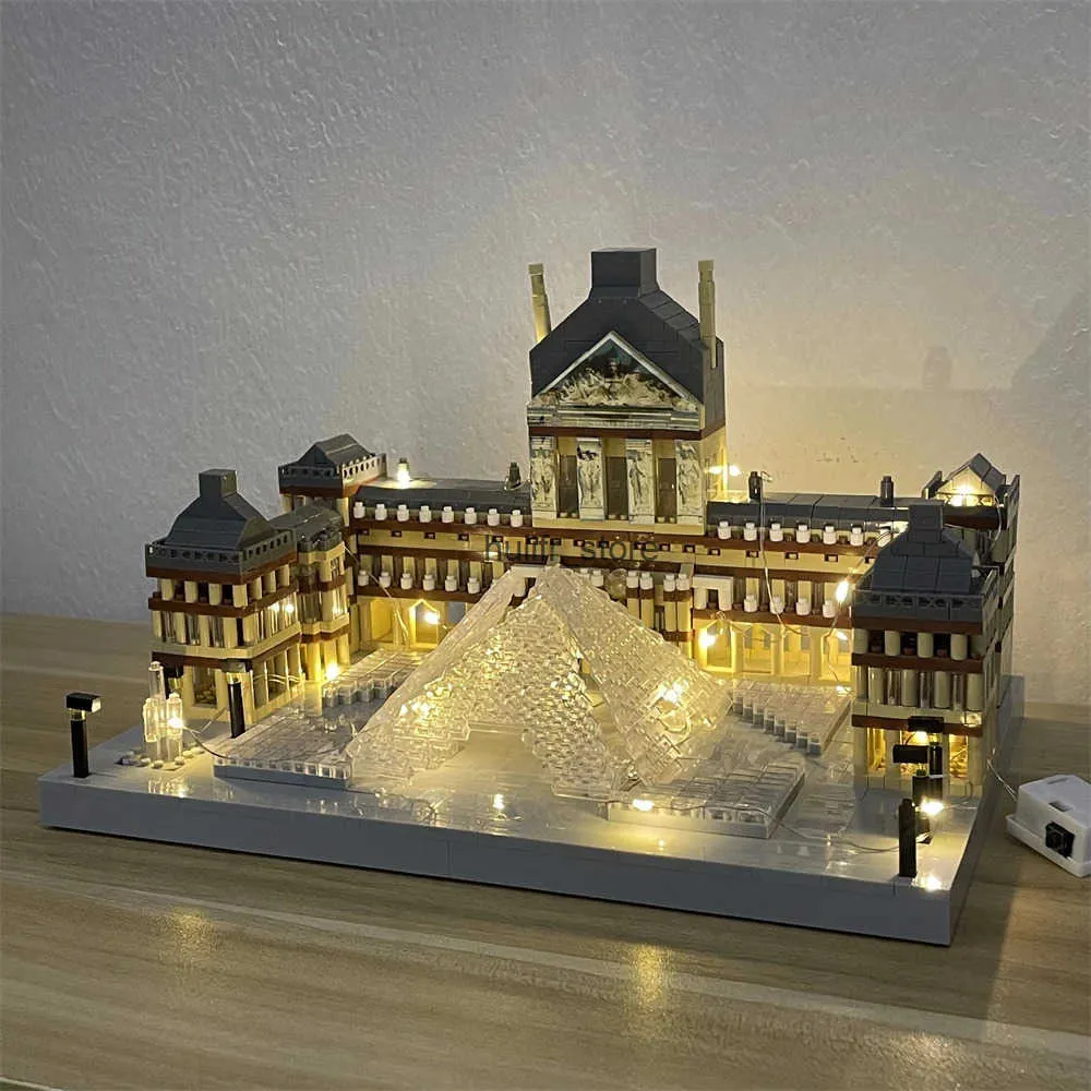 Iconic Art Gallery Micro Building Block Set, Exquisite Architectural ...