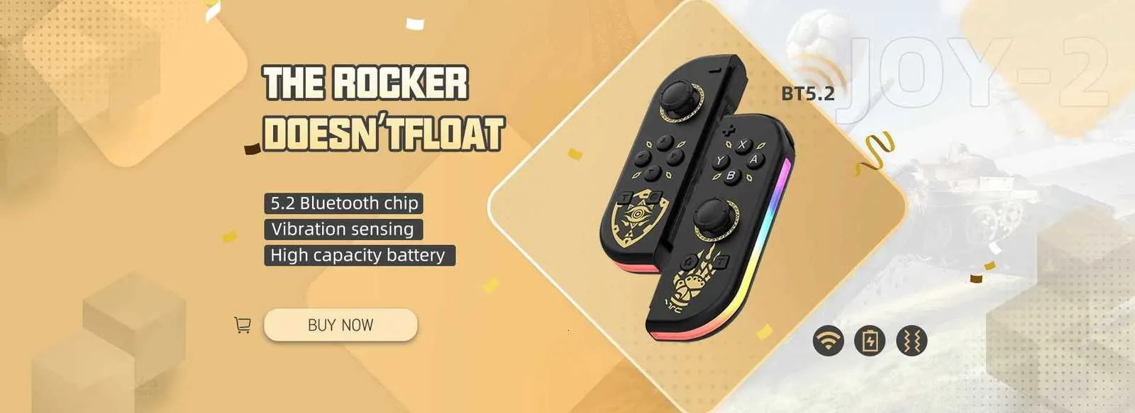 VILCORN Wireless Joystick Controller for Switch OLED PC Steam with ...