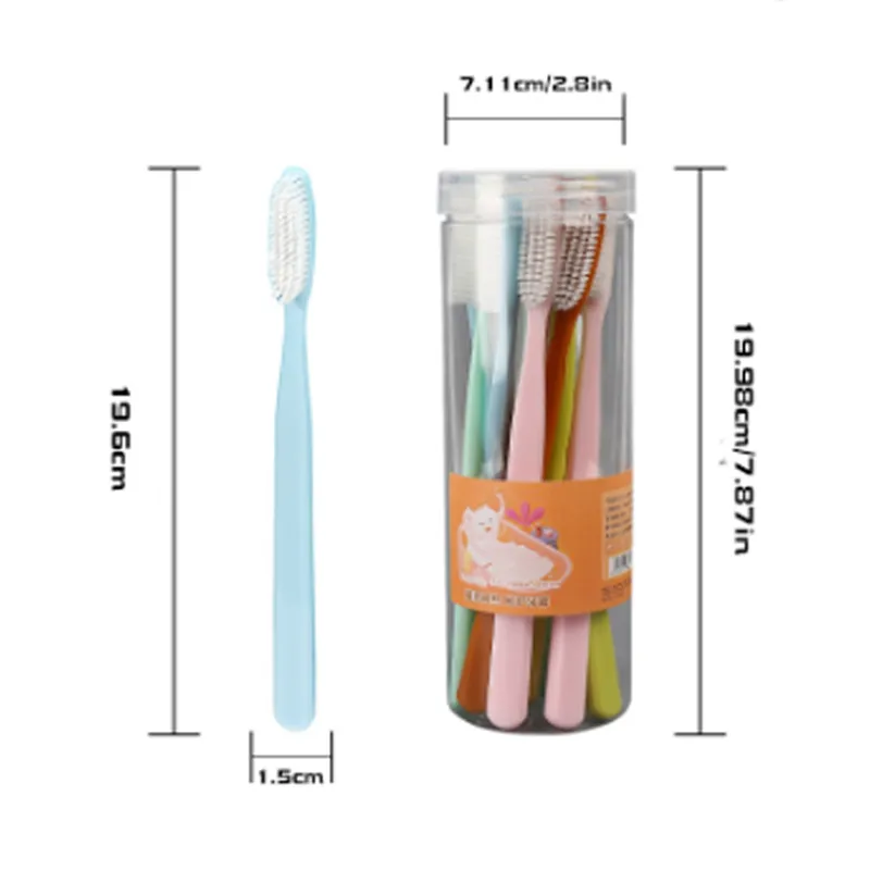 Soft Bristle Toothbrush, Bulk Toothbrushes: 10 Pack Adult Toothbrushes ...