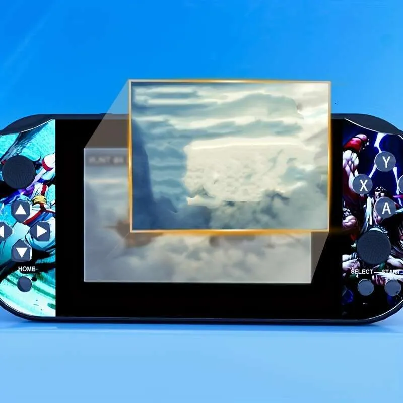 Video game console with 4.3-inch IPS screen, 4GB memory, USB charging ...