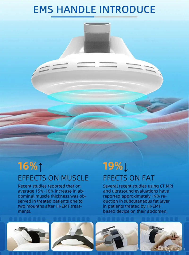 Cryo EMS Muscle Stimulator Fat Dissolver Machine with 3 Cryo Units ...
