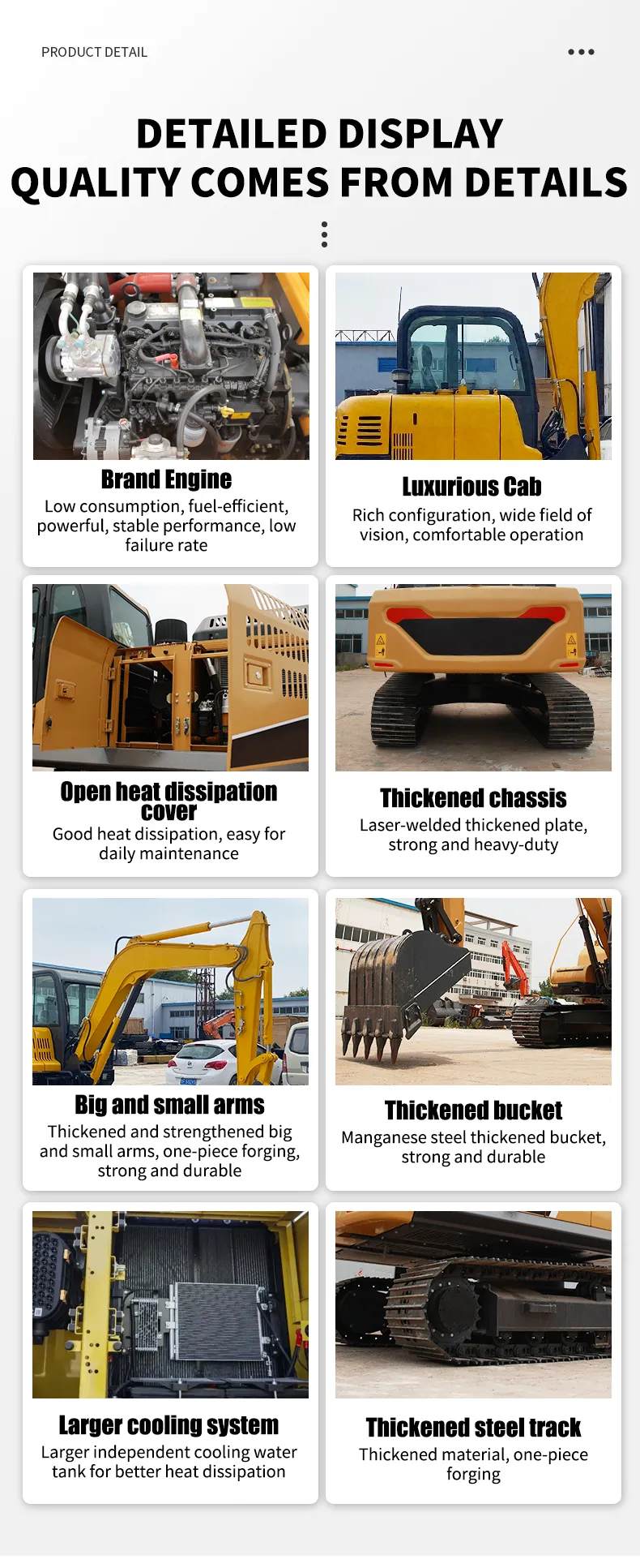 Large Crawler Excavator with 4m³ Bucket Capacity and 45000W Engine ...