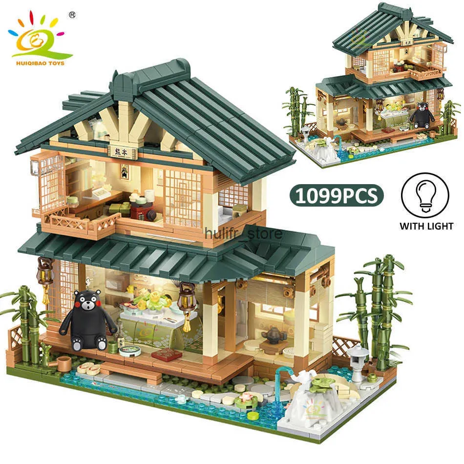 HUIQIBAO Urban Japanese Street View House Tatami Room Model Building ...