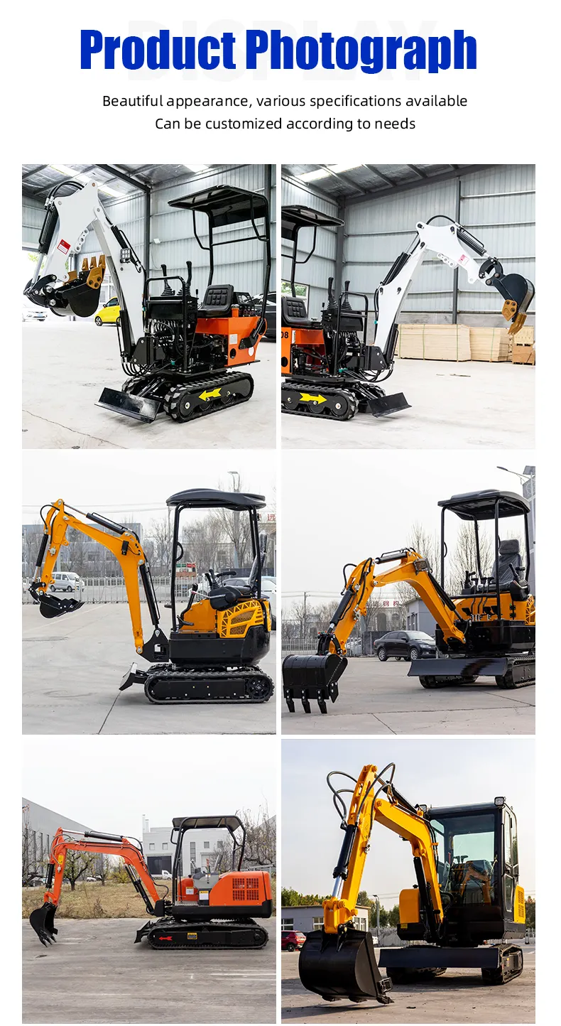 Ride-On Kids Mini Electric Indoor Excavator Toy Red Farm Cultivator ...