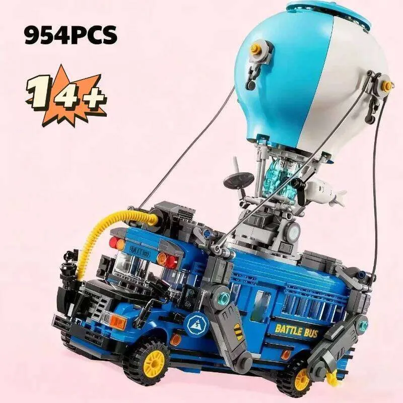 Battle Bus Building Blocks Model Toy Vehicle for Birthday and Christmas ...