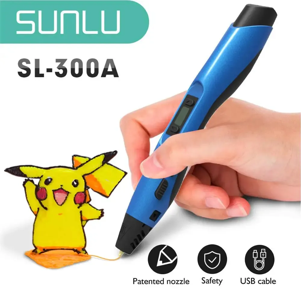 SUNLU 3D Printing Pens 300A DIY Doodling With Adjustable Temperature ...