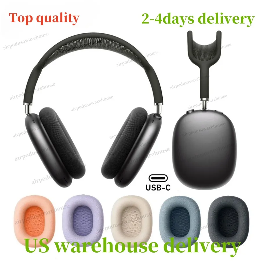 For Airpods Max Headphones Metal Shell With ANC Wireless Headphones ...