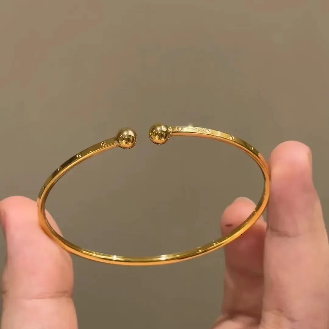 Gold Color Cuff Bracelets for Women Cartoon Style Mood Tracker Jewelry ...