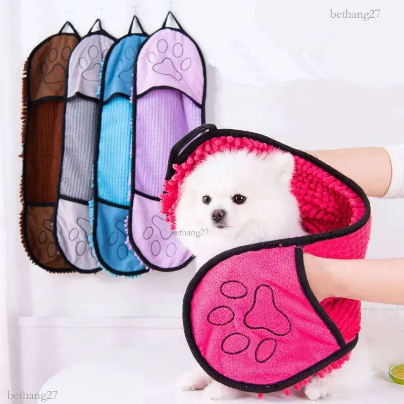 Soft Absorbent Pet Bath Towel with Mild Coconut Cleanser for All ...