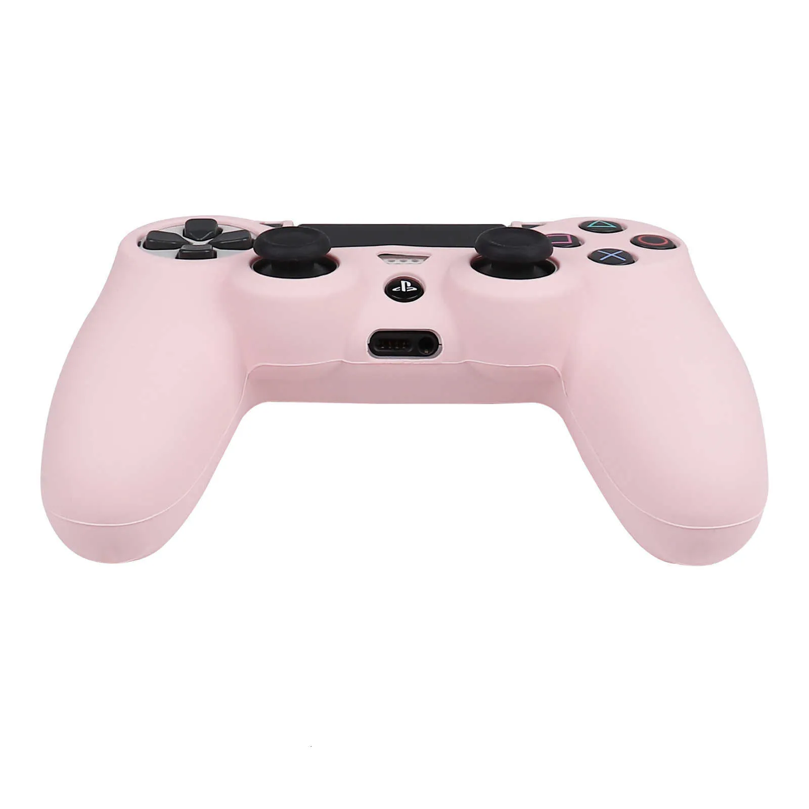 Soft Silicone Gamepad Controller Cover with Joystick Grip Caps for 4 ...