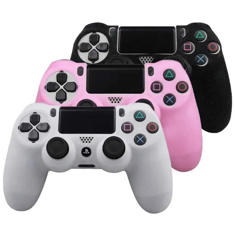 Soft Silicone Protective Glitter Case for PS4 Controller Skin Gamepad ...