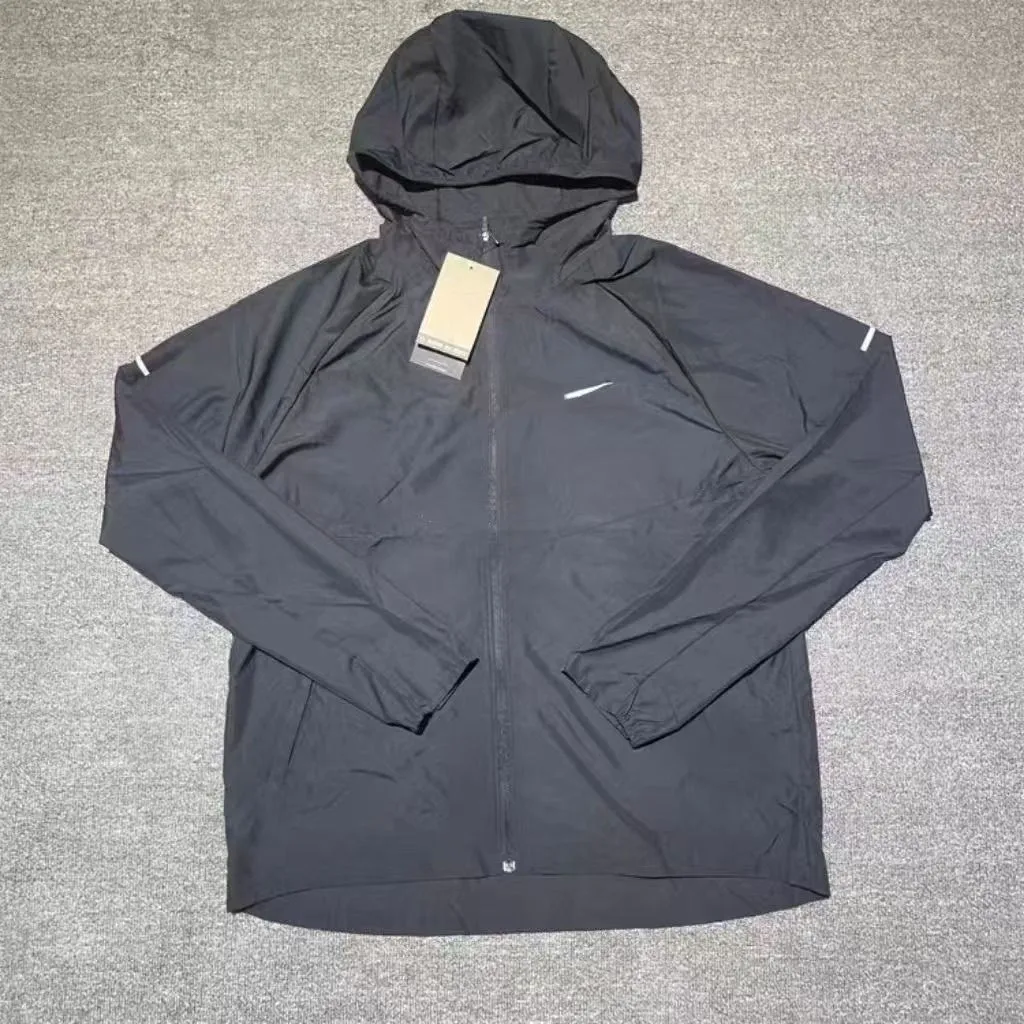 Windbreaker Jacket Mens Hoodie: Lightweight Retro Sports Jacket ...