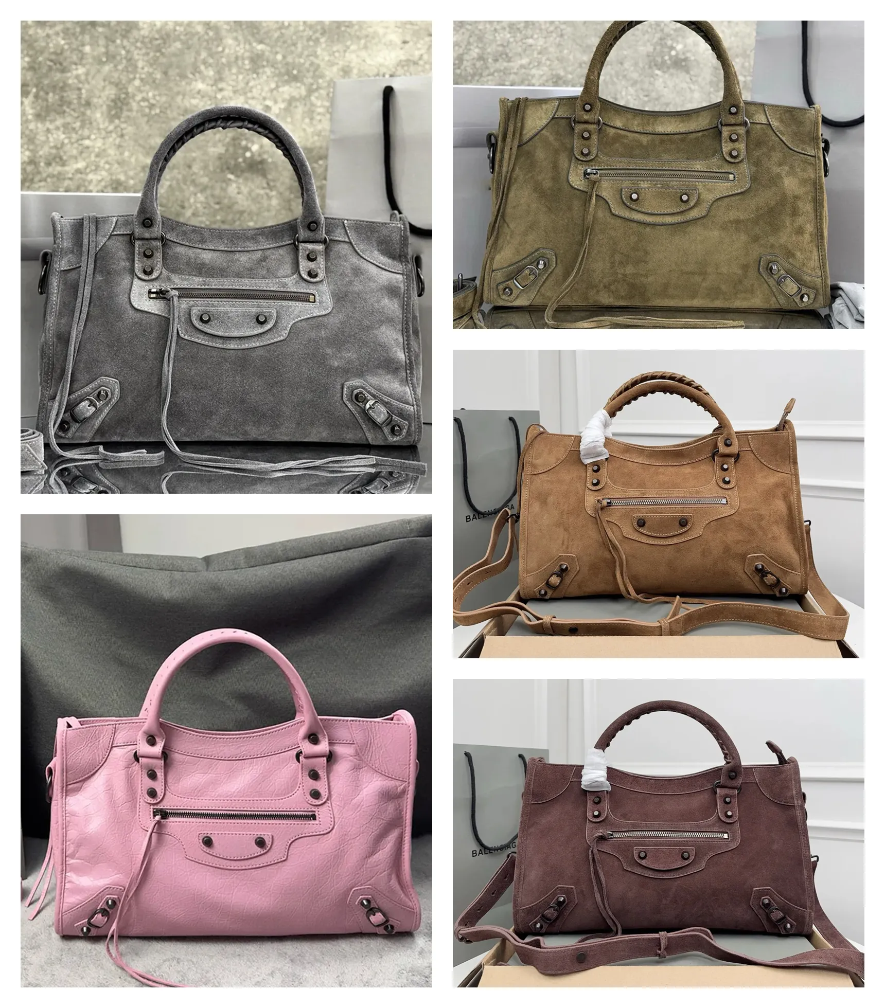 Designer Calfskin Leather Motorcycle Tote Bag Large... From Original ...
